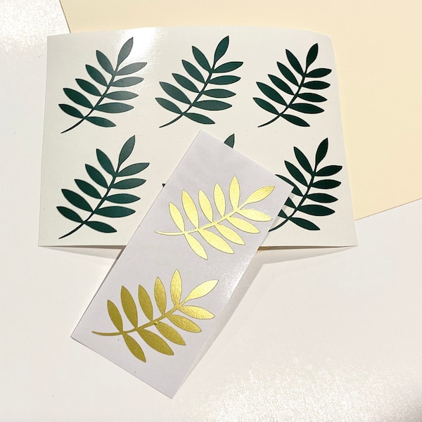 Tropical Leaf Decals - Etsy