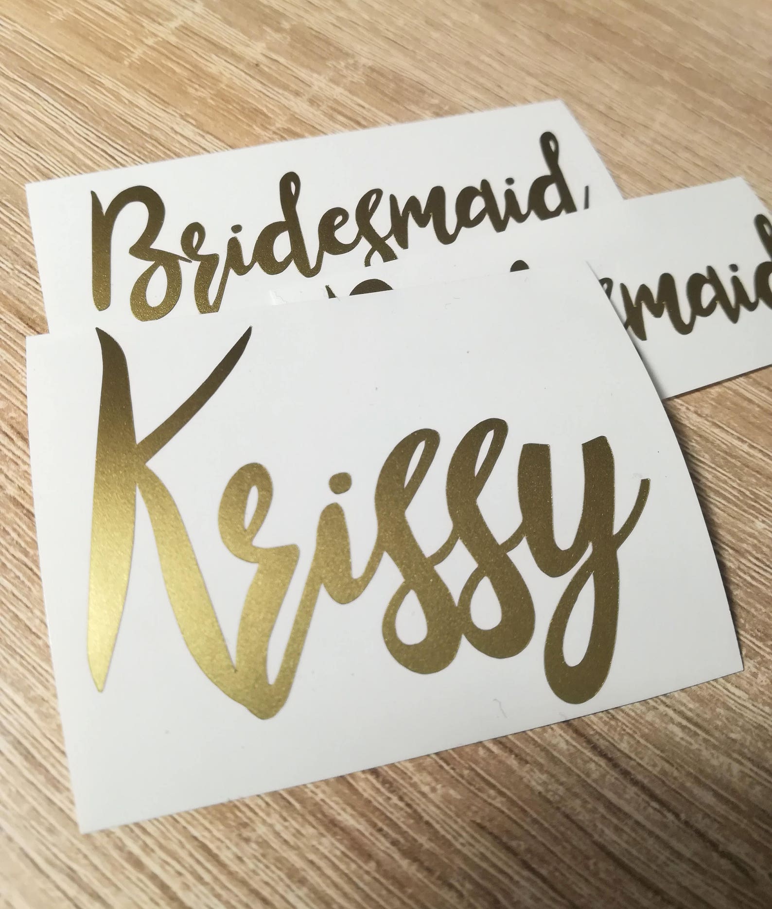Custom Bridesmaid Name Stickers Envelope Seals Personalized - Etsy