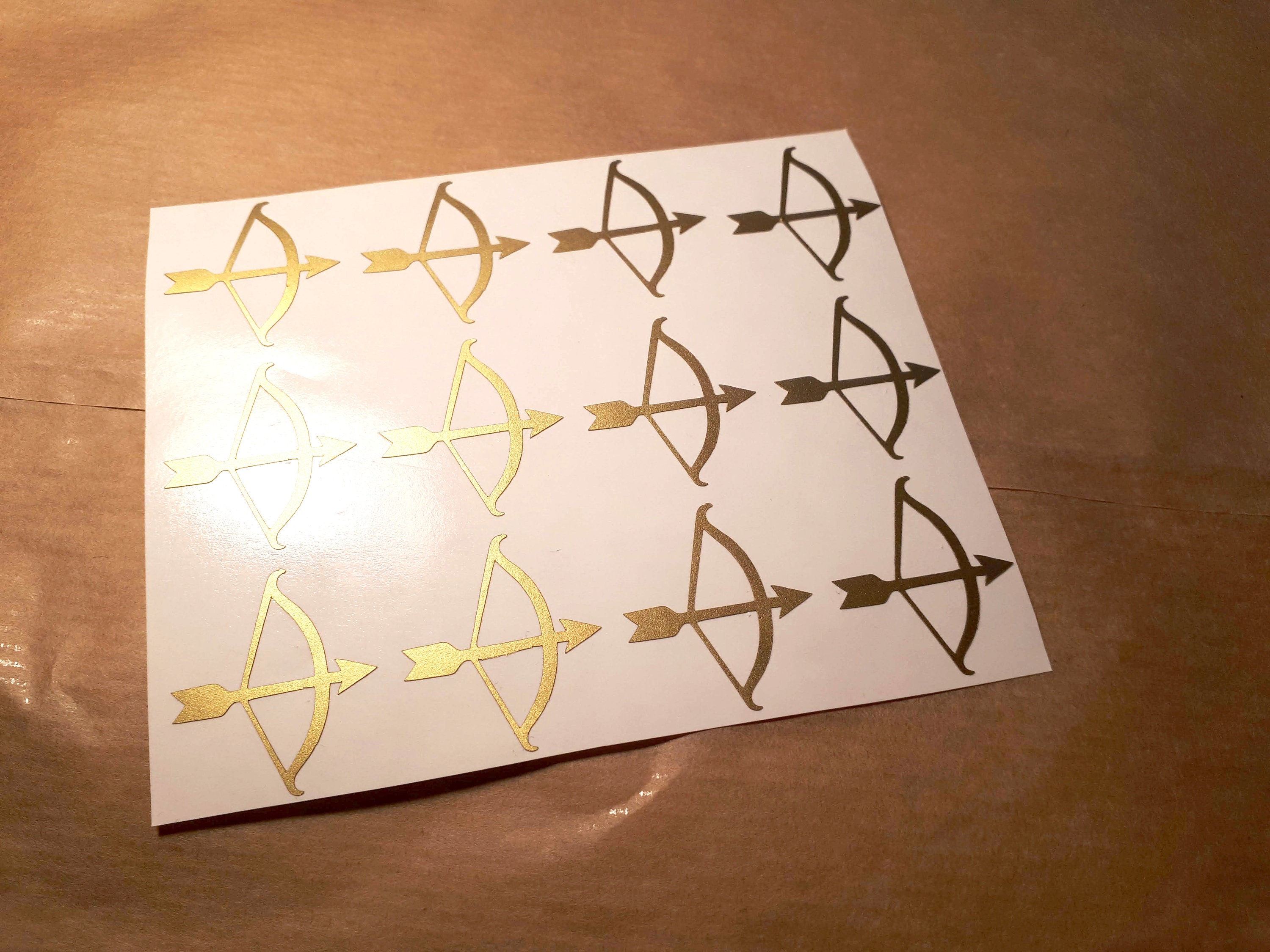 30 Archery Stickers Arrow Decal Sagittarius Stickers - Etsy