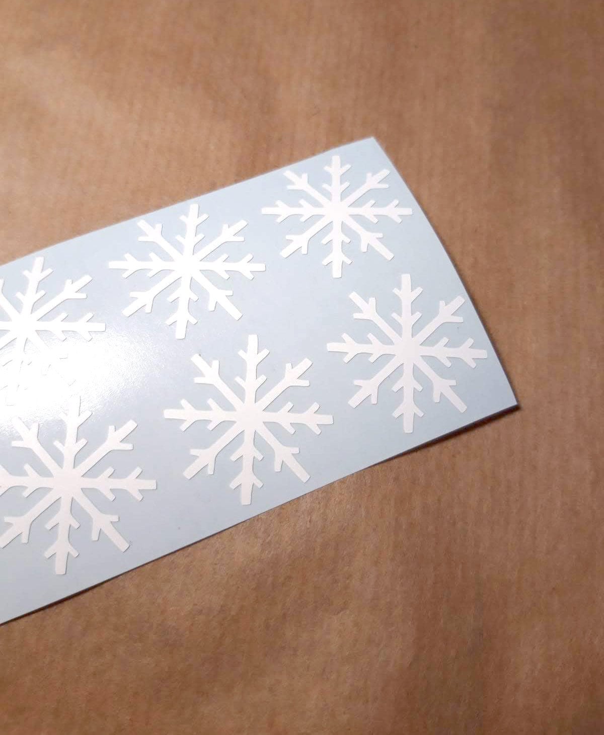 30 Snowflake stickers Holiday Stickers Winter Decal Gift | Etsy