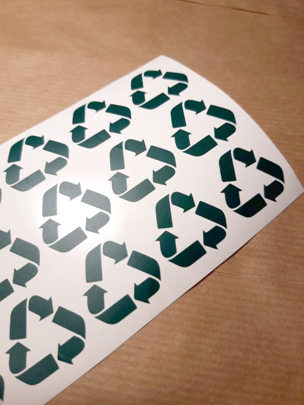 30 Recycle Vinyl Decals Recycle Sign Stickers Recycle | Etsy