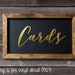Wedding Cards Box DECAL, Glass Box Sticker, Rustic Cards Decal, Vinyl ...