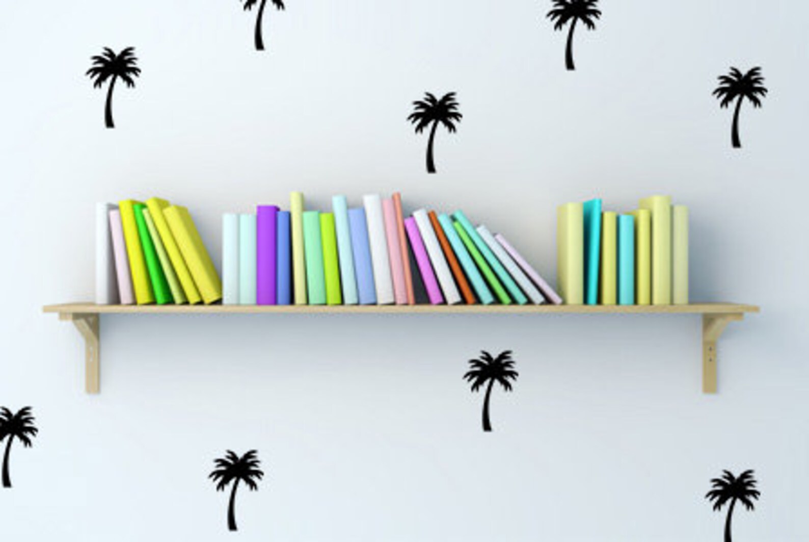 30 Palm Tree Stickers Palm Decal Tropical Invitation Seals | Etsy