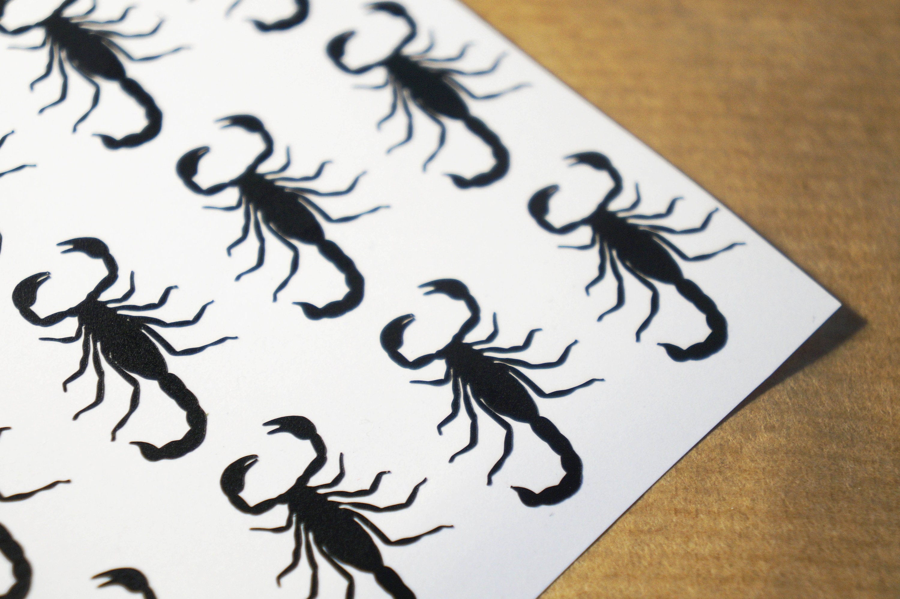 30 Scorpion Stickers Scorpio Vinyl Decal Scorpion Envelope - Etsy