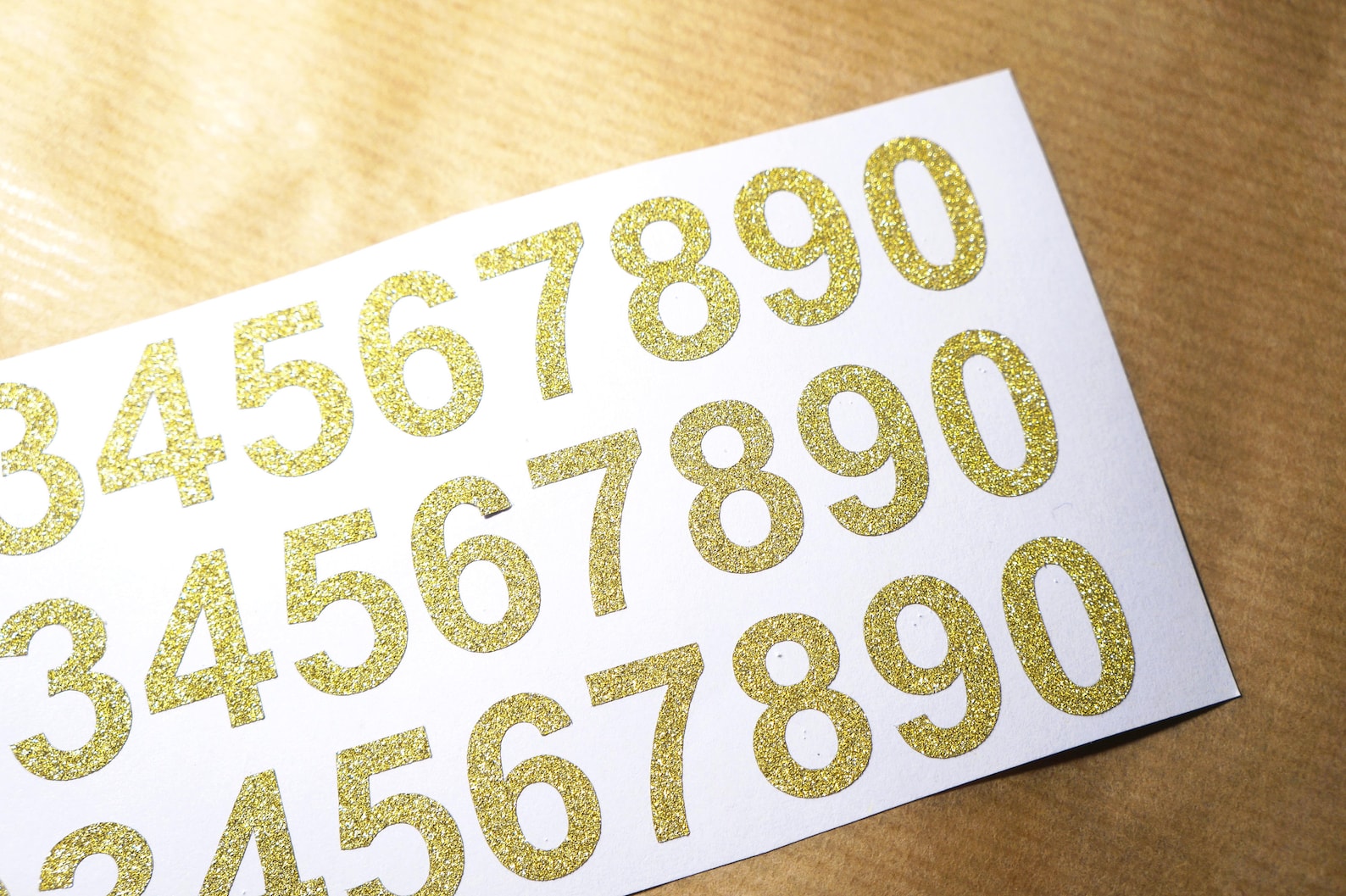 10 Glitter Number Stickers Planner Stickers Glitter Numbers - Etsy