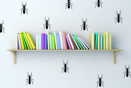 50 Ant Vinyl Decals Bug Wall Sticker Insect Stickers - Etsy