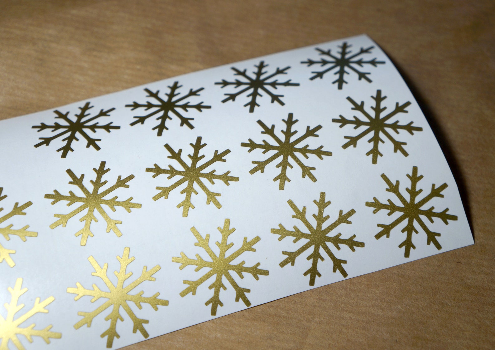 30 Snowflake Stickers Holiday Stickers Winter Decal Gift - Etsy