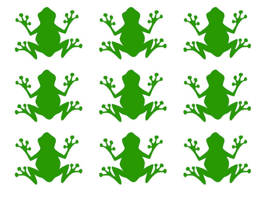 30 Frog Stickers, Frog Decal, Animal Theme Stickers, Frog Party ...
