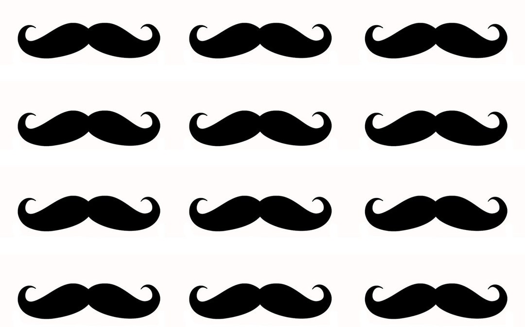 30 Mustache Stickers, Mustache Decal, Little Man Birthday, Kid Nursery ...