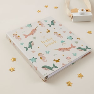 My Baby Book, Baby Memory Book - Sea Friends - Baby Record Book, Folder ...