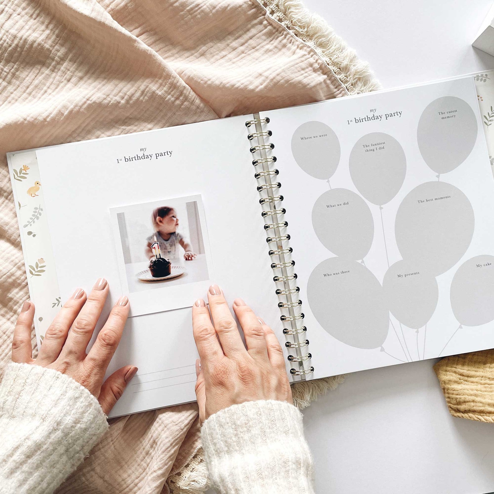 My Baby Book Baby Memory Book Animals Keepsake Memory - Etsy