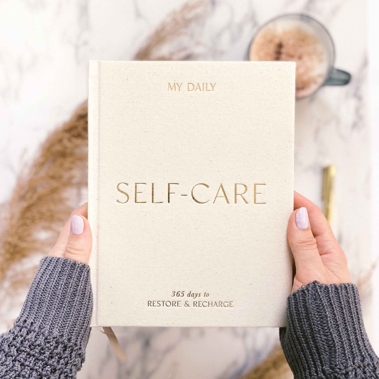 My Daily Self-care Journal Wellness Journal almond - Etsy