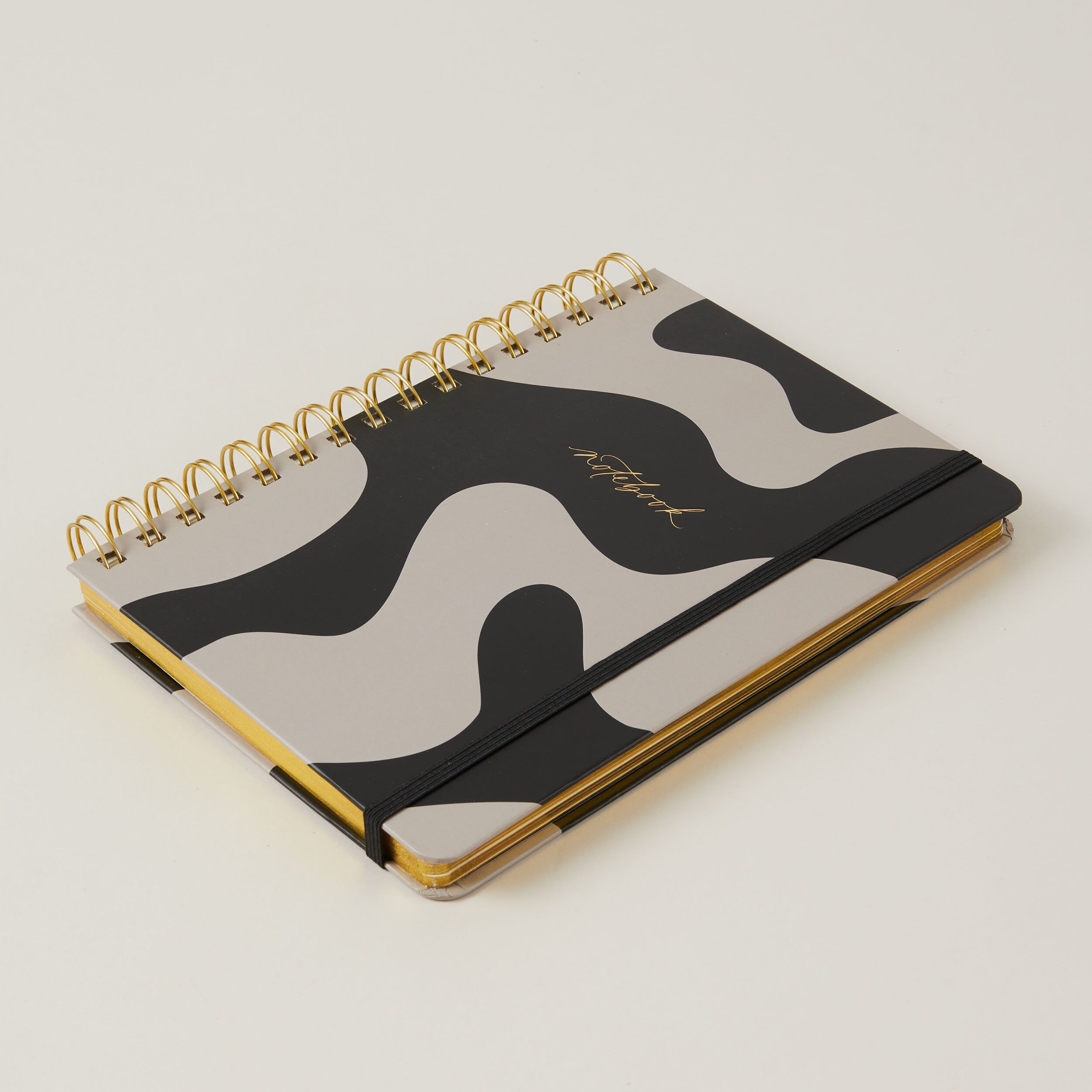 Luxury Notebook / Journal - Curve Minimalist With Spiral - Note Taking ...