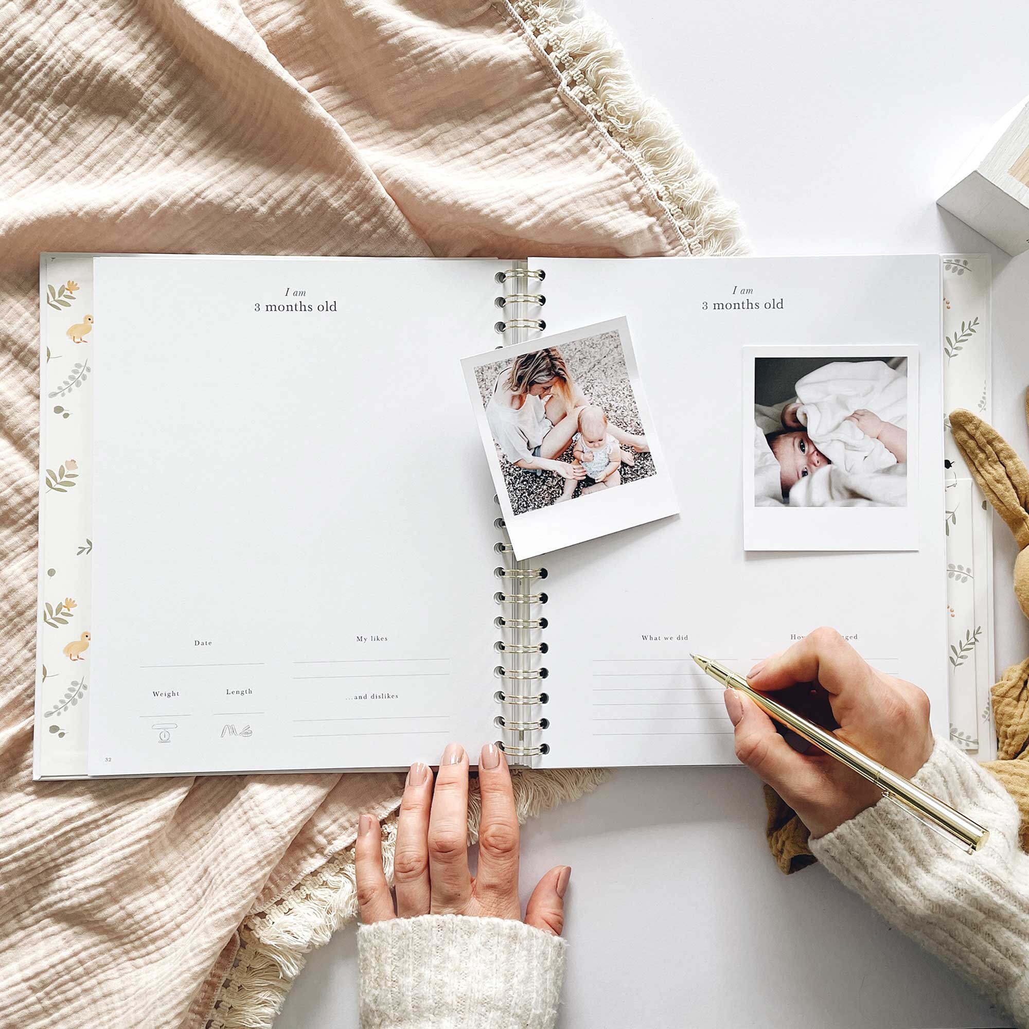 My Baby Book Baby Memory Book Animals Keepsake Memory - Etsy