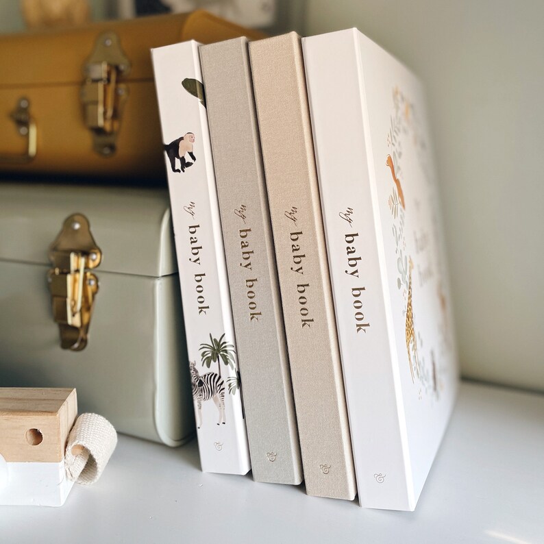 My Baby Book Baby Memory Book Animals Keepsake Memory - Etsy