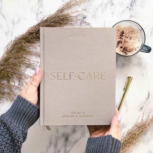 My Daily Self-care Journal Wellness Journal black Luxury - Etsy