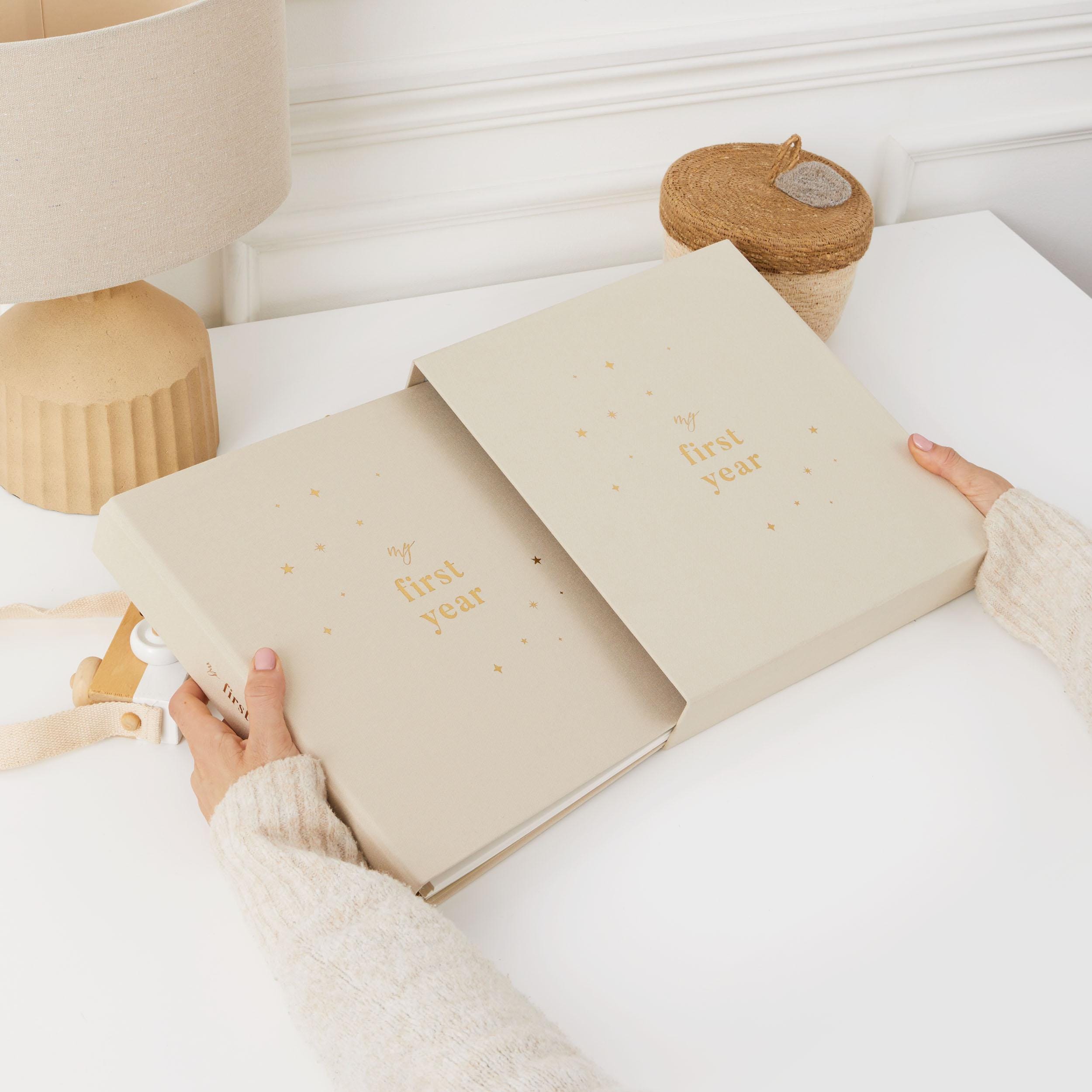 Baby's First Year Photo Album – Keepsake Memory Book, New Parent Gift ...