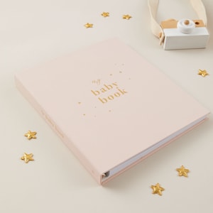 My Baby Book, Baby Memory Book - Blush - Baby Record Book, Folder ...