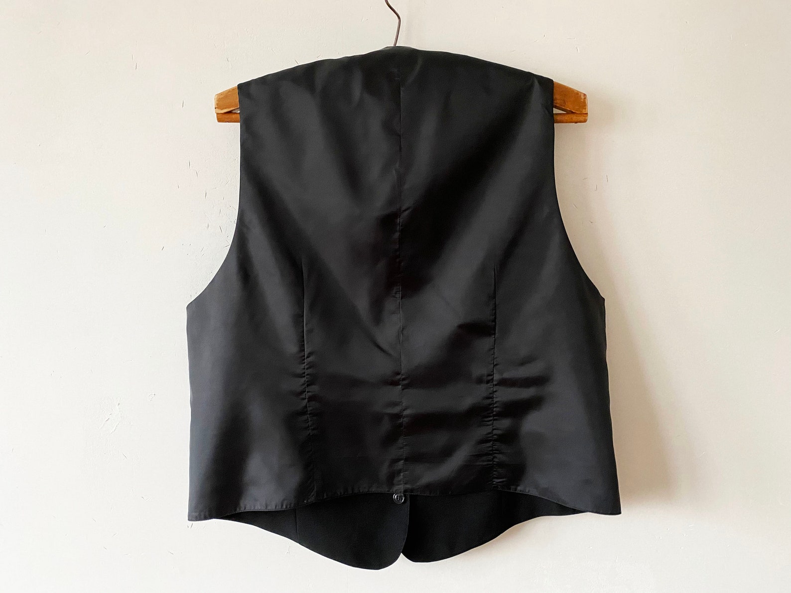 Men's Formal Waistcoat Black Gray Reverse Vest Gentlemen's Edwardian ...
