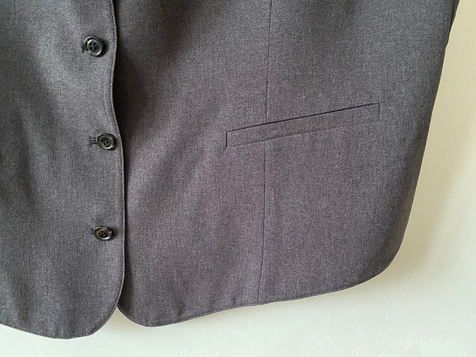 Men's Formal Waistcoat Black Gray Reverse Vest Gentlemen's Edwardian ...