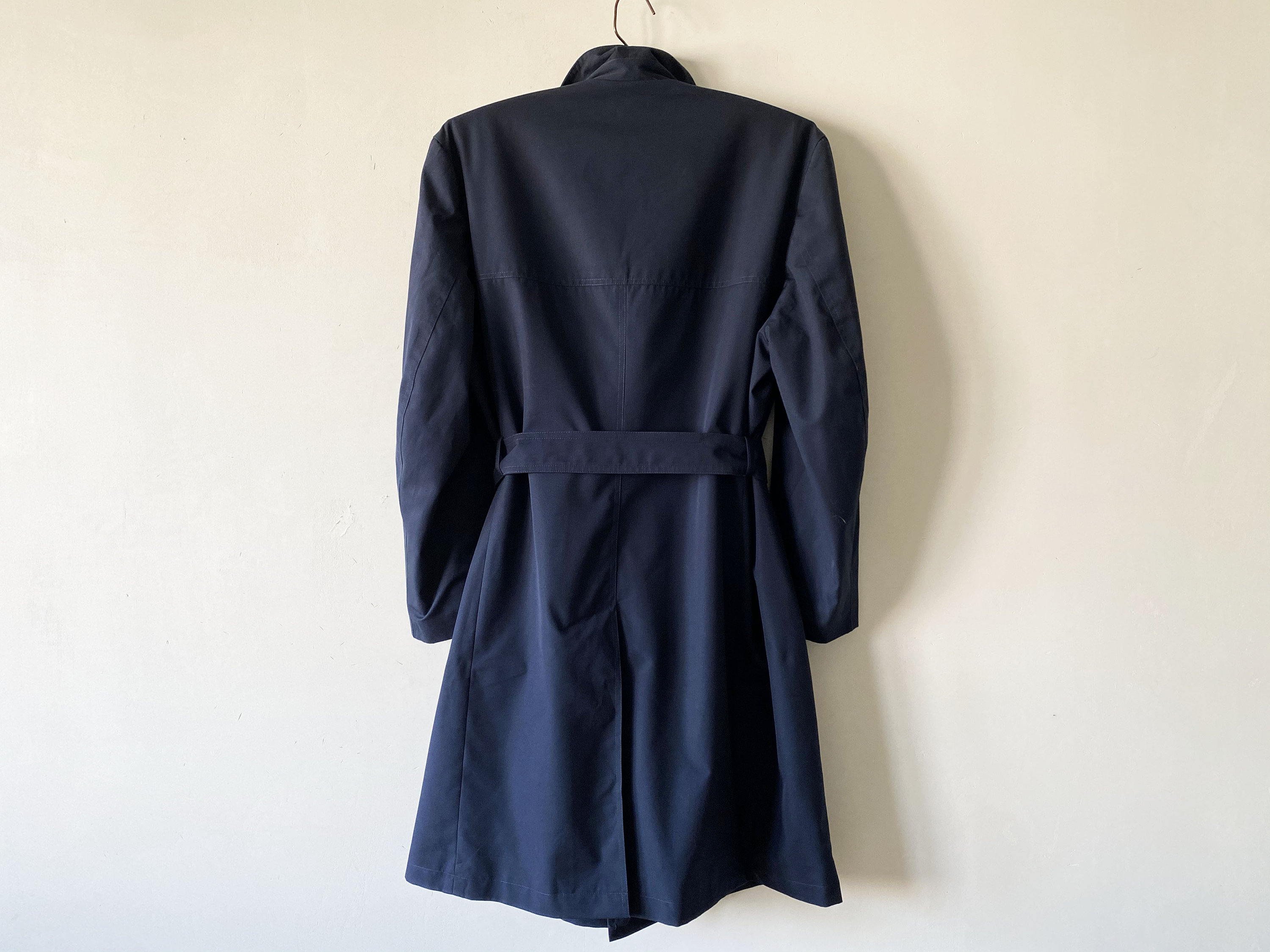 Navy Blue Men's Trench Coat Blue Trench Classic Double Breasted ...