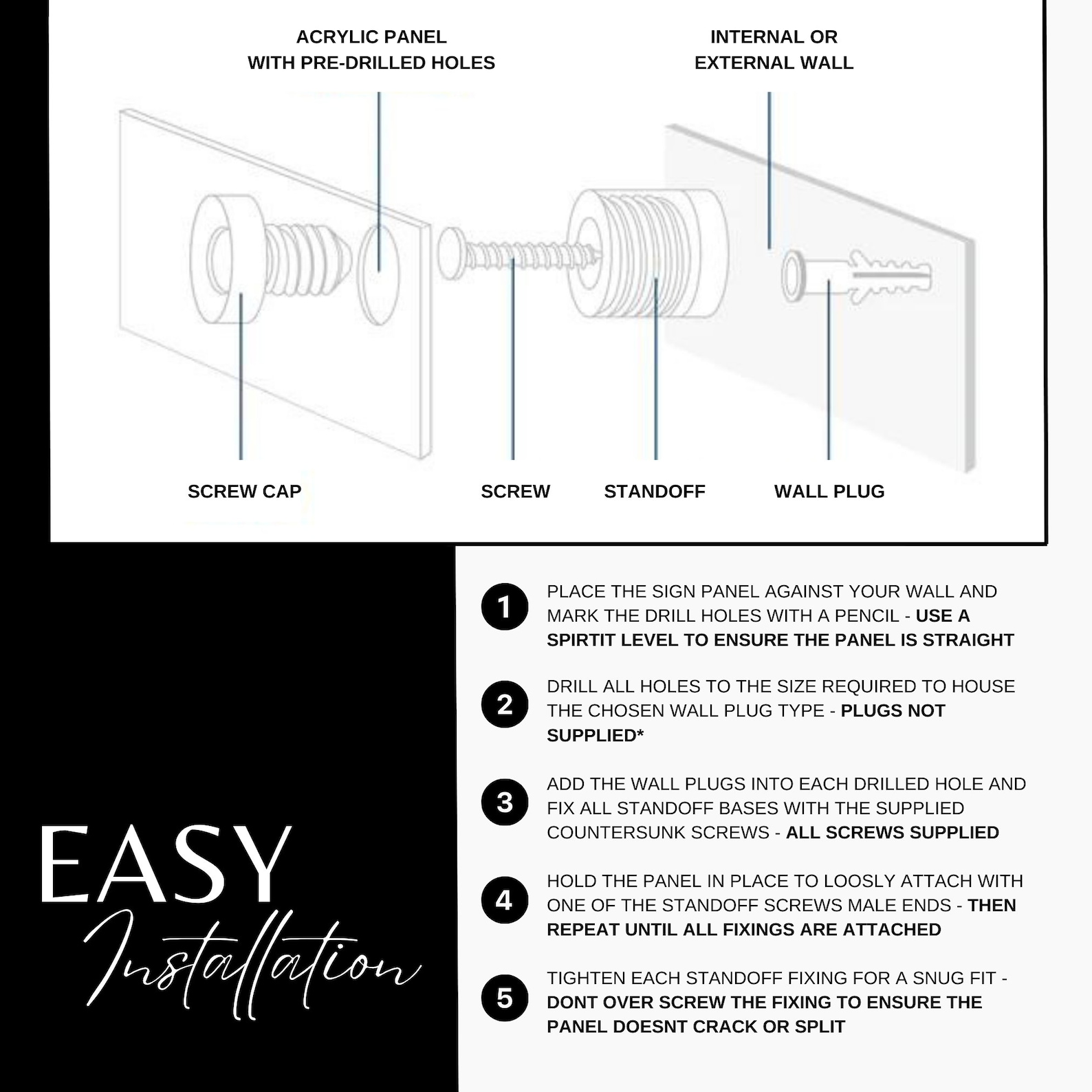 Personalised Wifi Acrylic Sign Small Business, Wifi QR Code Wall Plaque ...
