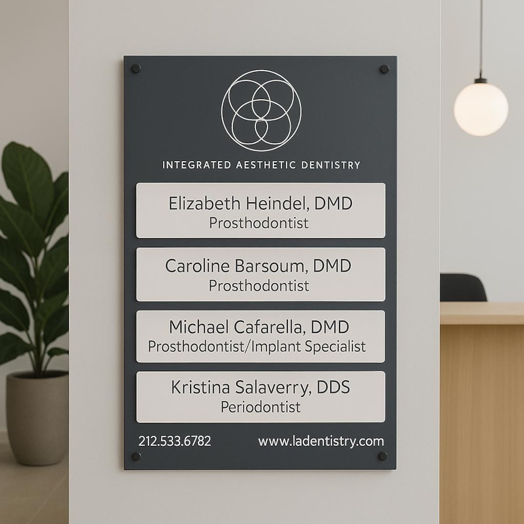 Acrylic Building Directory Sign | Business Registry Sign | Business ...