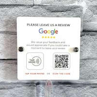 Google Review Stickers With QR Code - Personalized, Custom Design ...