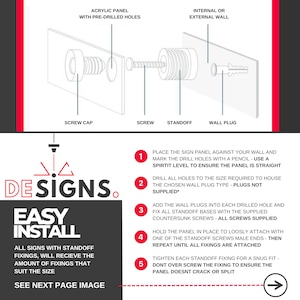 Custom Printed Acrylic Business Hours Sign, Personalised Shop Opening ...