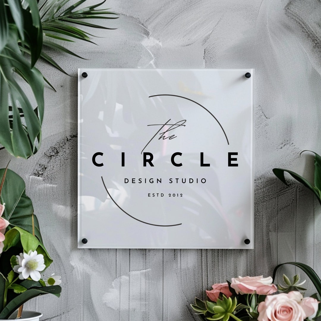 Custom Printed Acrylic Business Logo Sign, Personalised Air BNB ...