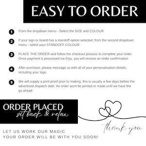 Airbnb Guest Arrival Welcome Sign, Personalised Wall Mounted Acrylic ...