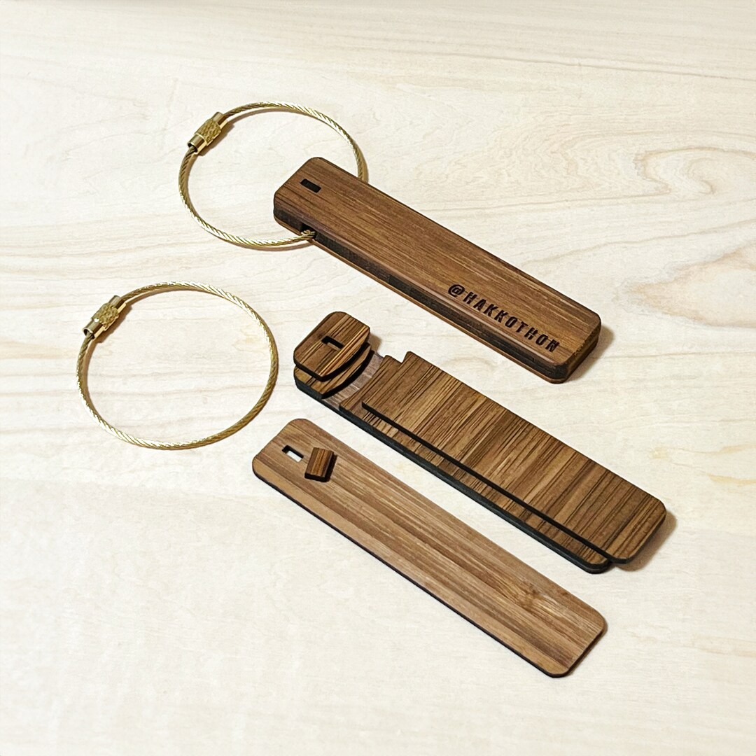 STICK Type KEYCHAIN Laser Cutting File - Etsy
