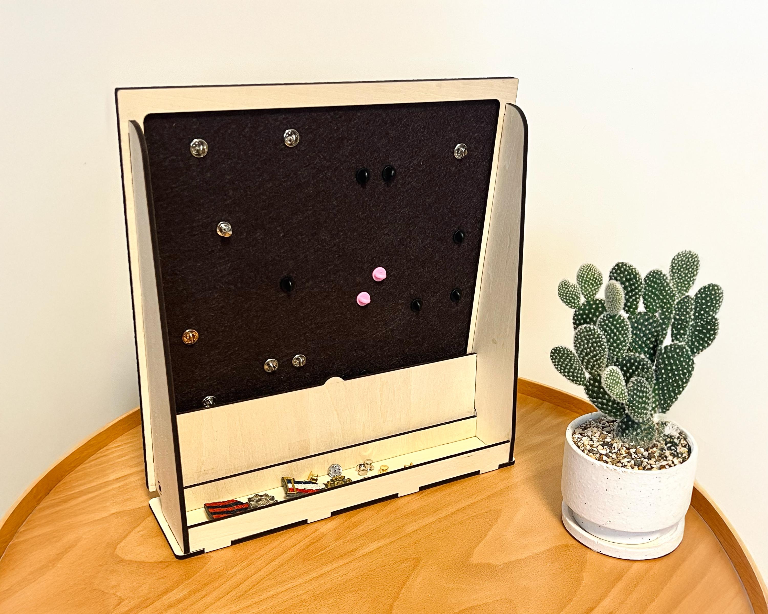 PINS DISPLAY BOARD Laser Cut File - Etsy