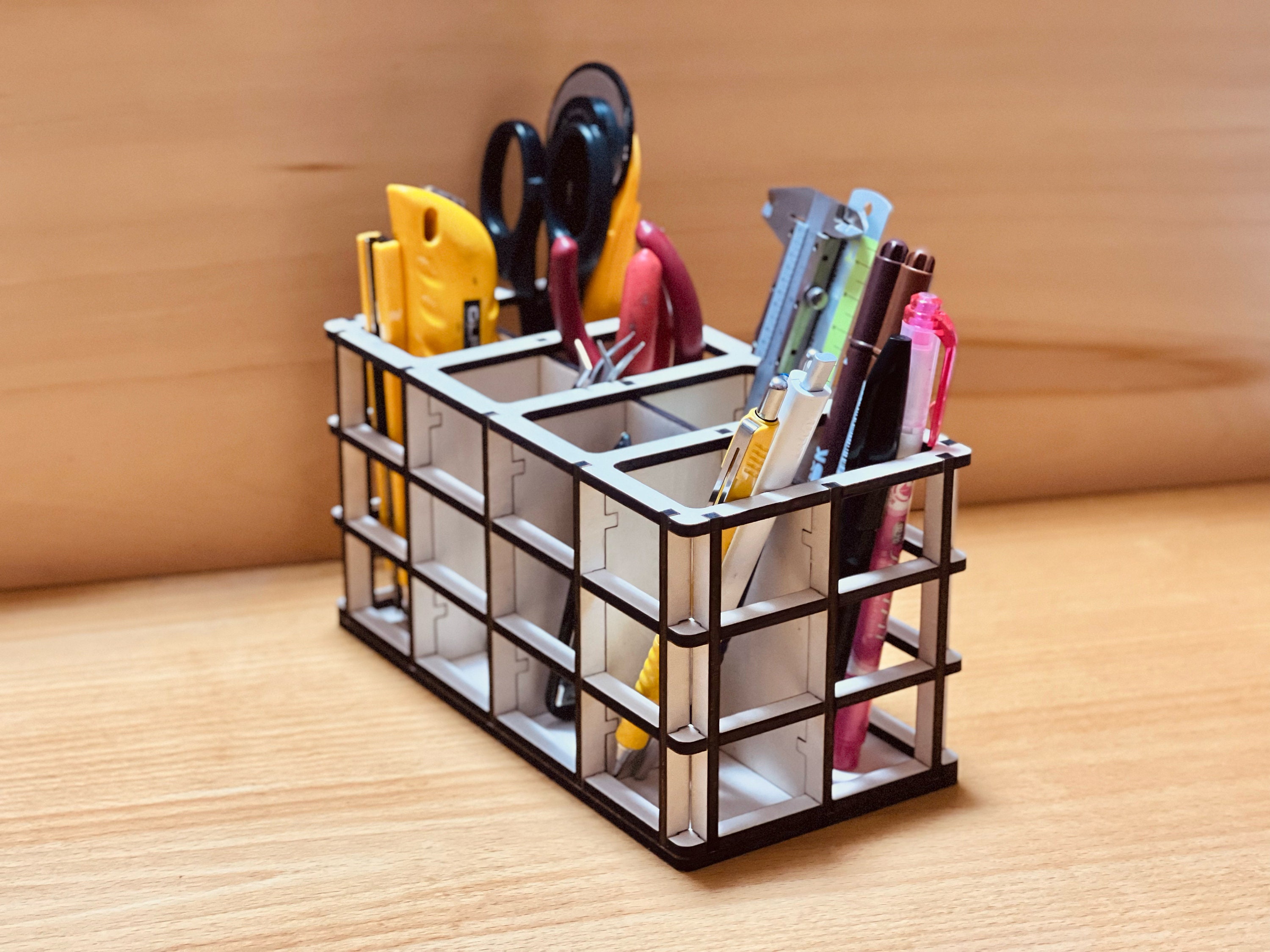 STATIONERY STAND Laser Cut File - Etsy