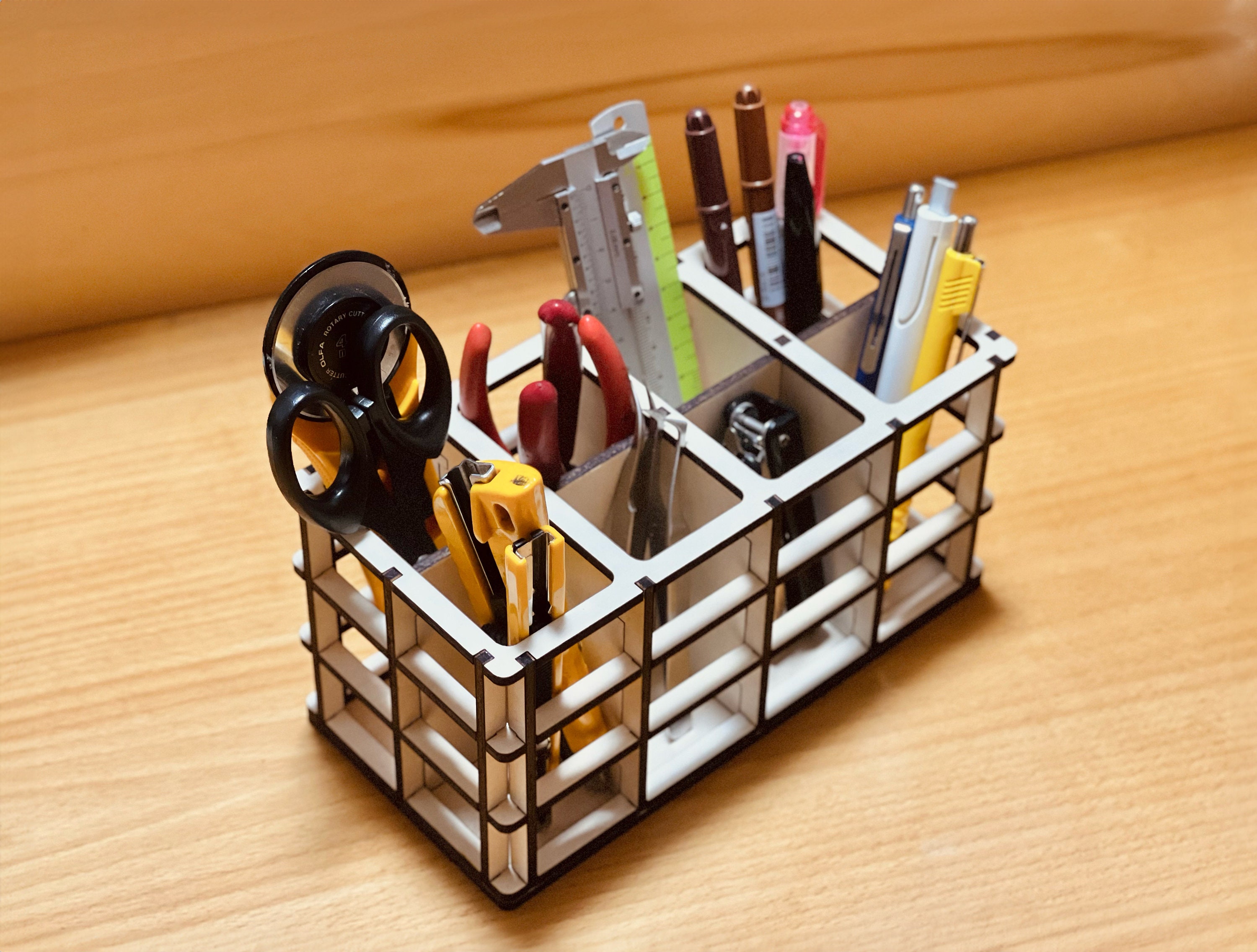 STATIONERY STAND Laser Cut File - Etsy