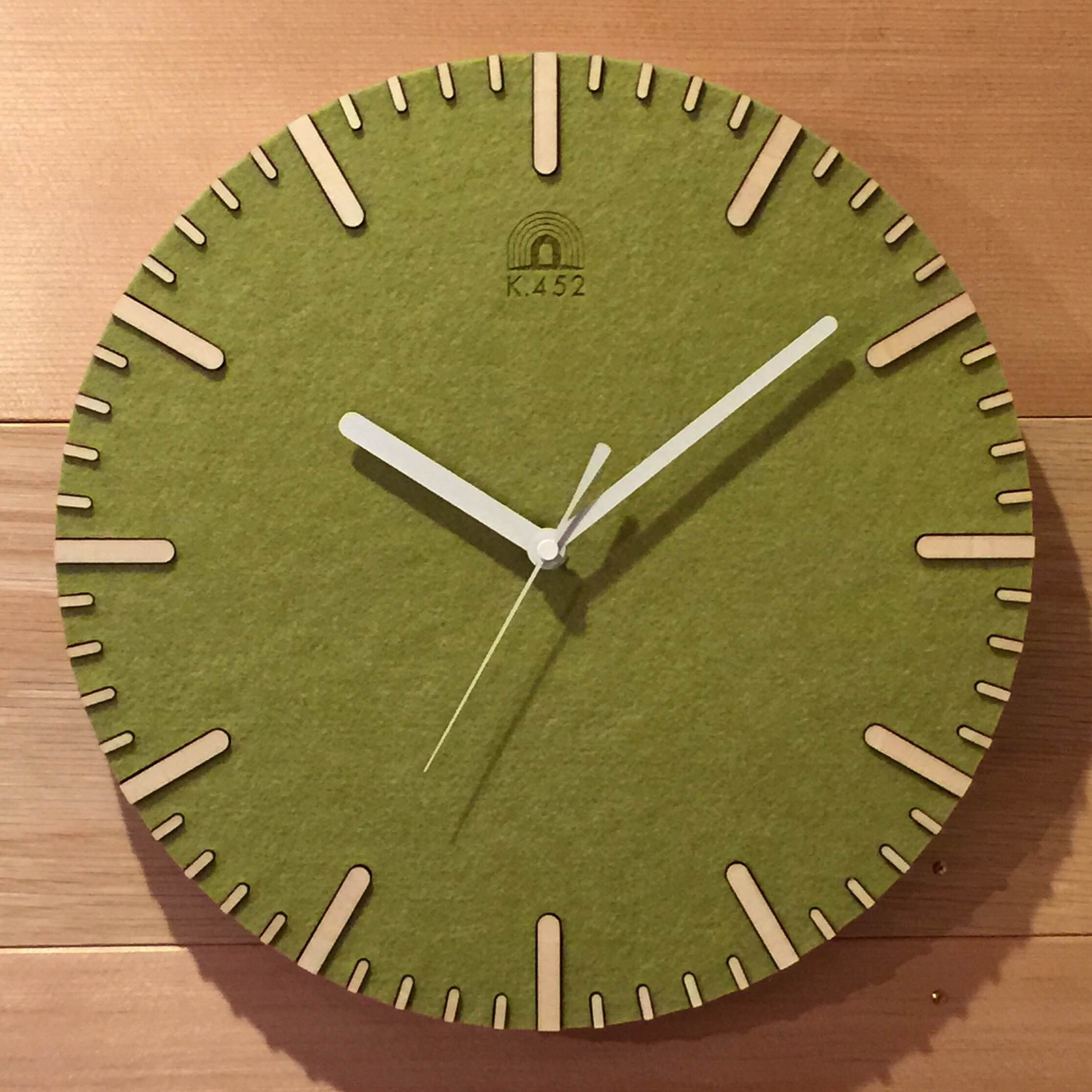 FELT CLOCK FACE Laser Cut File - Etsy