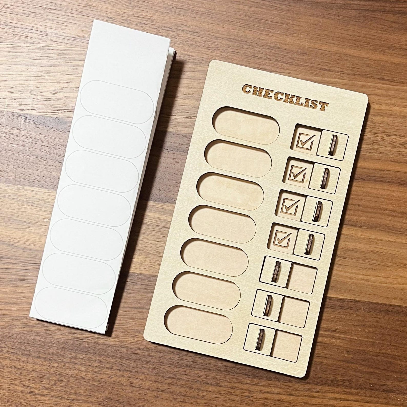 CHECKLIST BOARD Laser Cut File - Etsy