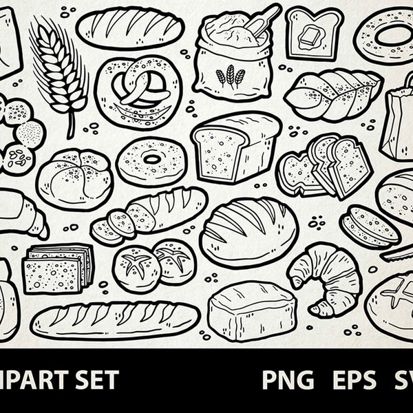 Baked Bread Svg - Etsy
