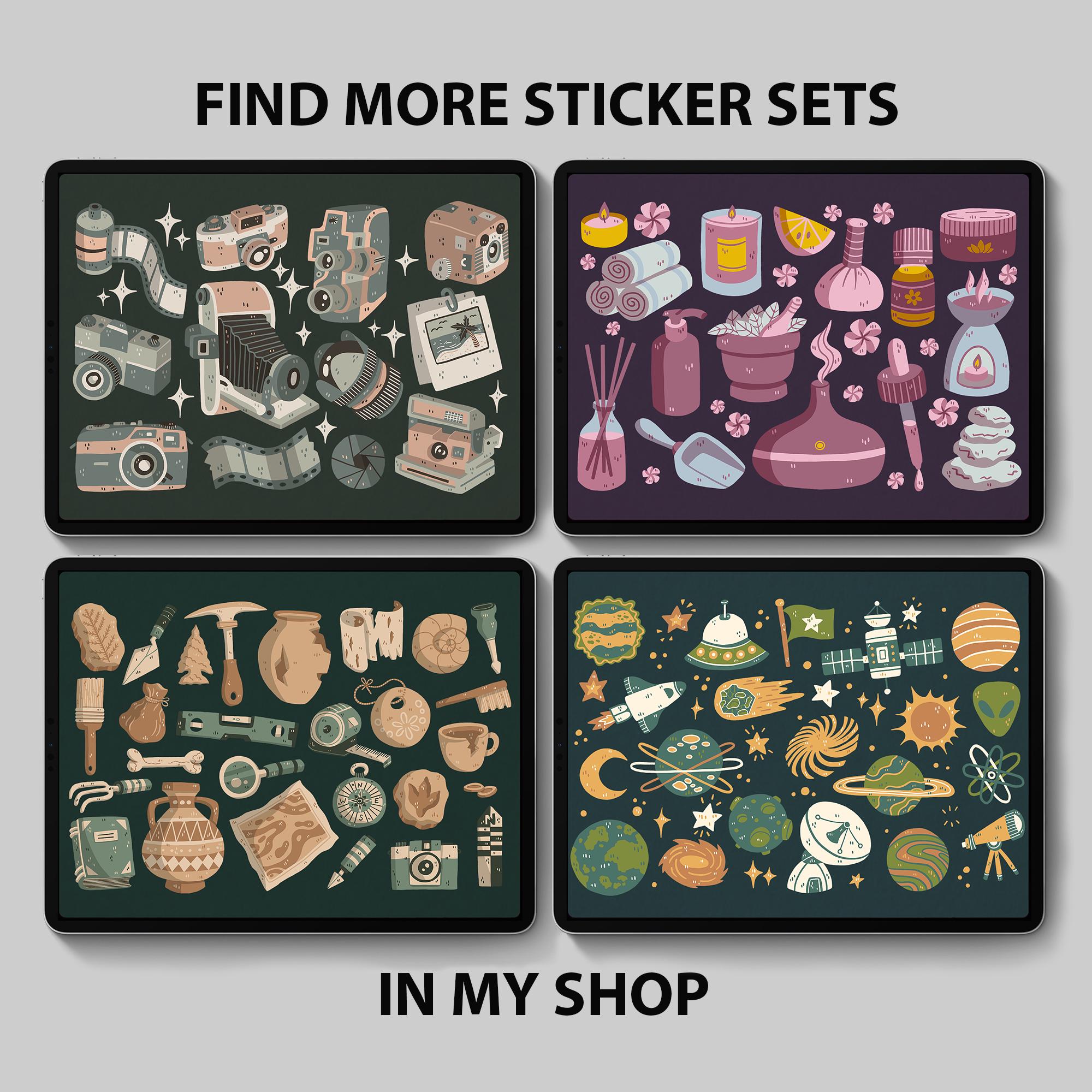 USA Digital Stickers – Landmarks, Culture & American Icons – 19 PNG ...