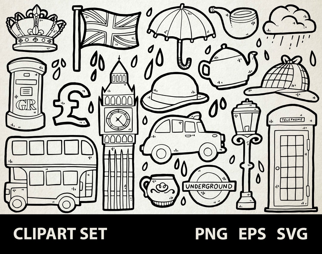 England / Digital Clip Art Graphics / SVG, PNG, EPS / London, United ...