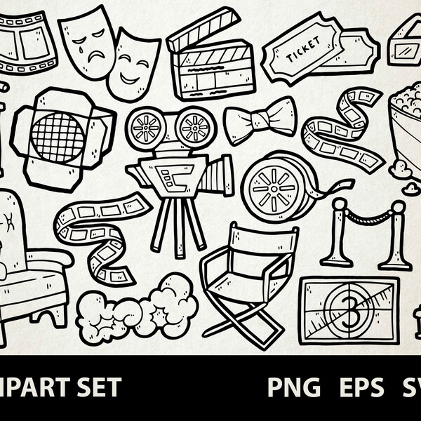 Theater Clip Art - Etsy