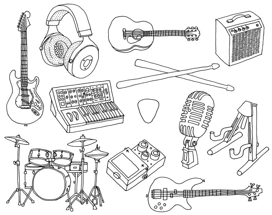 INSTRUMENTS & Band Equipment / Guitar, Drums, Bass, Mic, Amps, Pick ...