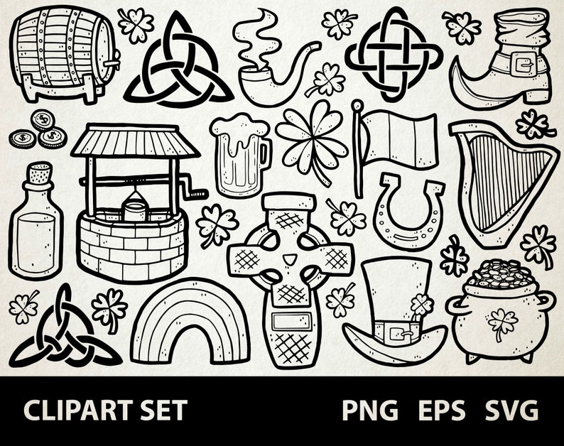 Ireland / Digital Clip Art Graphics / SVG, PNG, EPS / Europe, Dublin ...