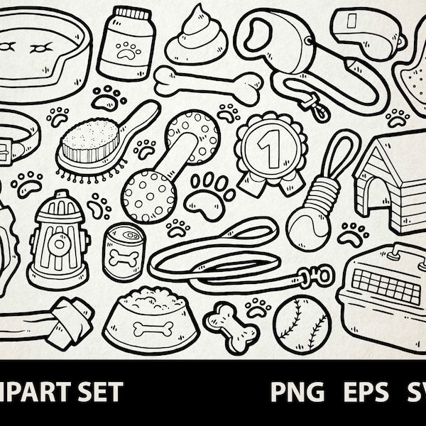 Pet Care Clip Art - Etsy