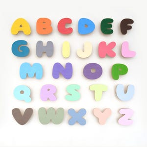 Wooden Letter Drawer Knobs, Drawer Knob for Dresser, Dresser Handles ...