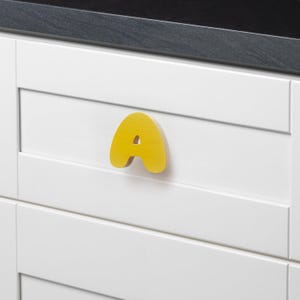 Wooden Letter Drawer Knobs, Drawer Knob for Dresser, Dresser Handles ...