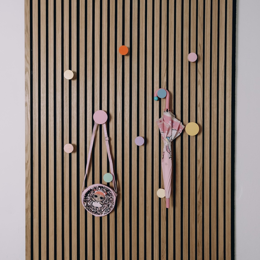 Acoustic Panel Hook, Decorative Kids Hook, Nursery Wall Hooks, Colorful ...