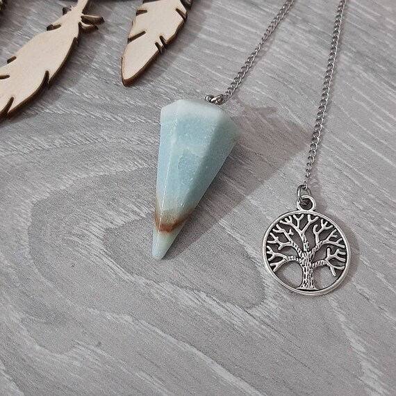 Amazonite Pendulum Point Pendulum Dowsing Pendulum Crystal - Etsy