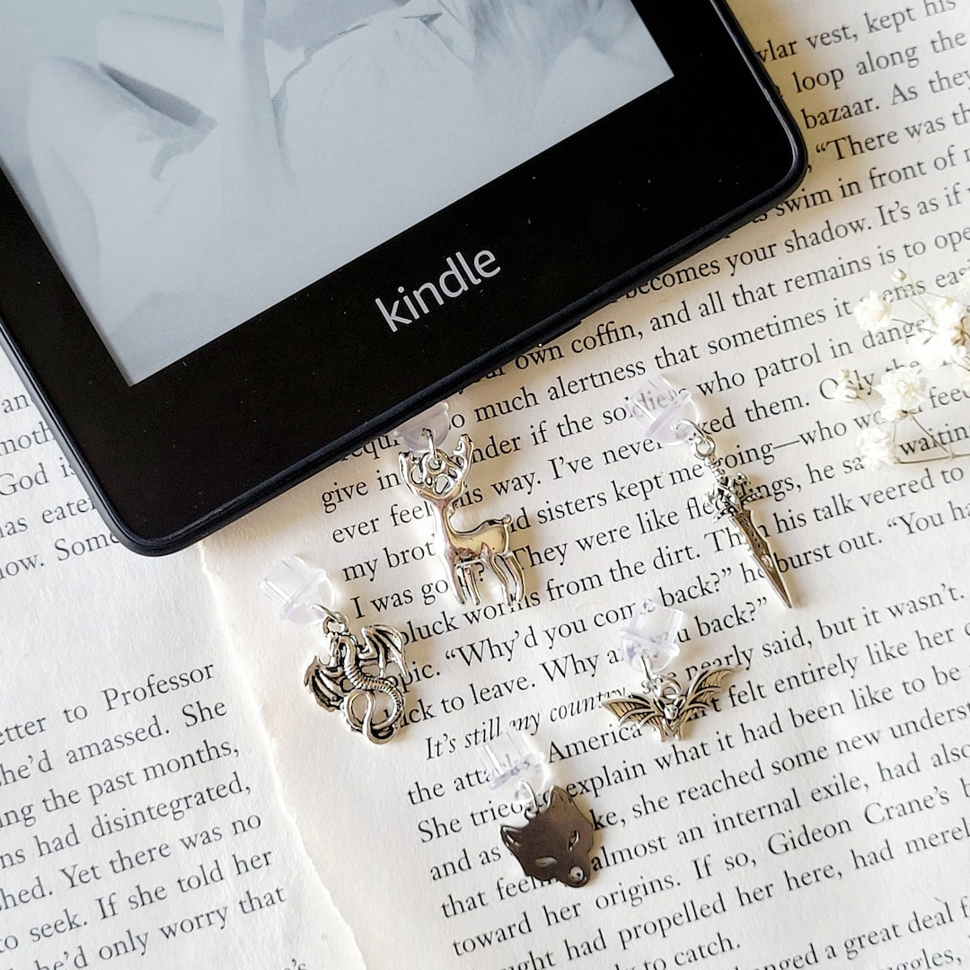 Romantasy Dust Plug Charm, Kindle Charm, iPad Charm, Phone Charm, Micro ...