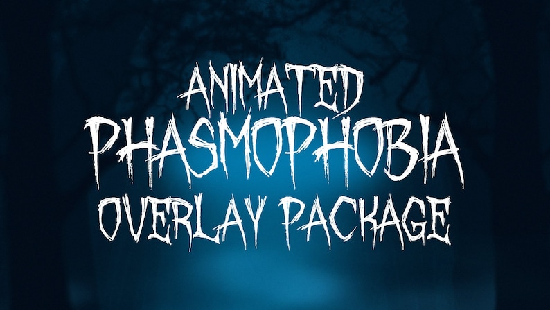 Animated Phasmophobia Stream Package - Etsy